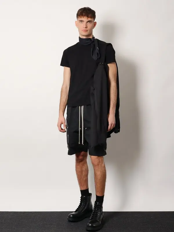 Rick Owens Heizer Nylon Shorts - Black