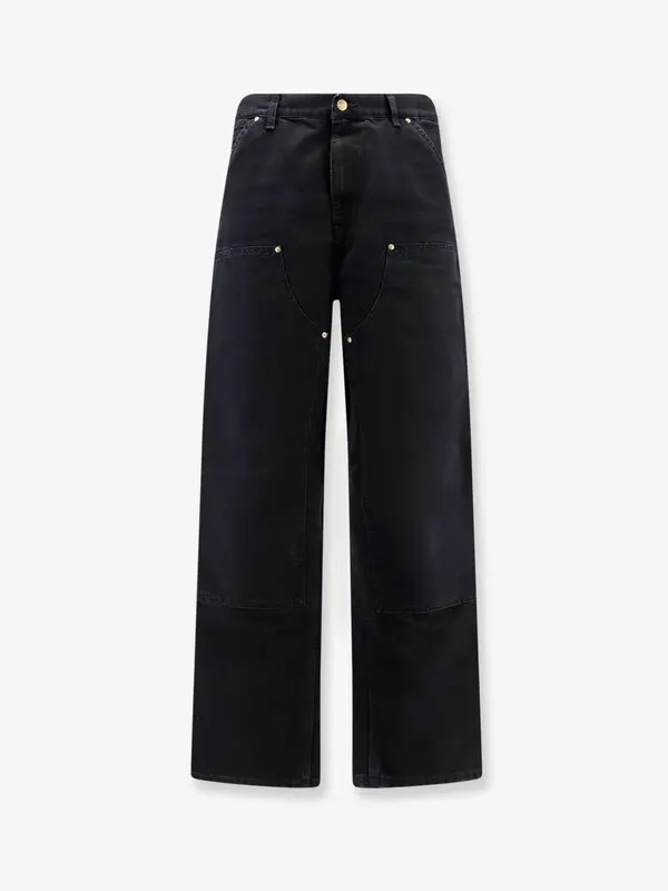 Carhartt Work In Progress Double Knee Denim Trousers - Black