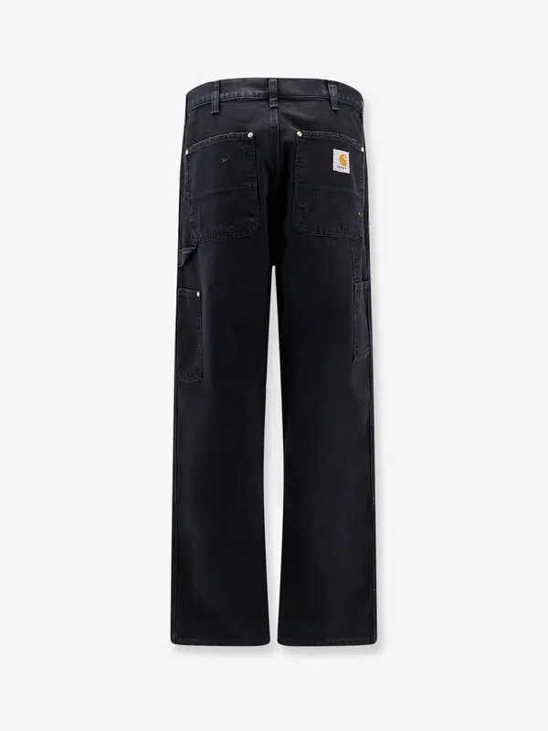 Carhartt Work In Progress Double Knee Denim Trousers - Black