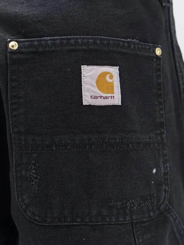 Carhartt Work In Progress Double Knee Denim Trousers - Black