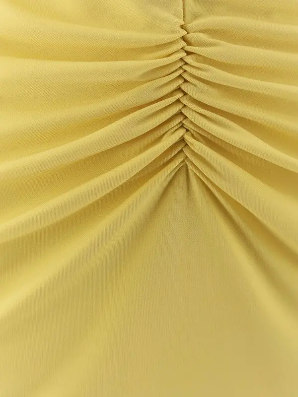 Stella McCartney Sustainable Viscose Dress - Yellow