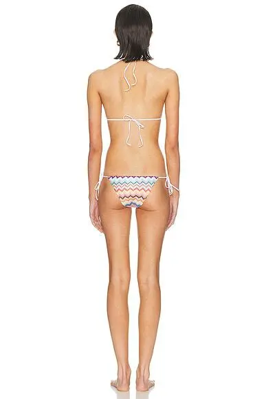 Missoni Two-piece Bikini Set With Metallic Threading