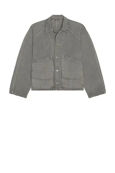 LE17SEPTEMBRE Garment Dyed Denim Hunting Jacket