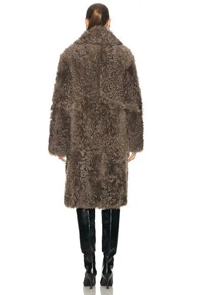 Helmut Lang Shearling Coat