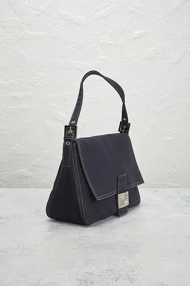 Fendi Denim Mama Baguette Shoulder Bag