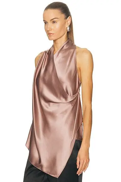 Helmut Lang Drape Cowl Top