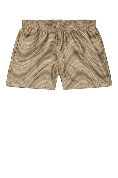 Frescobol Carioca Rio Jacquard Fibra Swim Short - Khaki