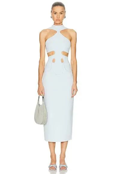 Cult Gaia Baylee Cut-out Midi Dress - Breeze