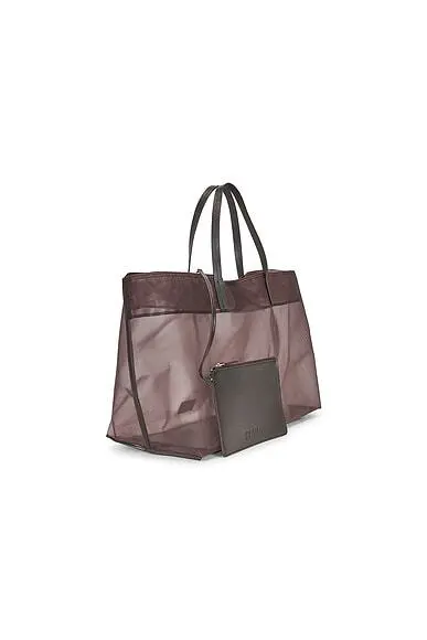 Staud Christos Large Mesh Tote - Espresso