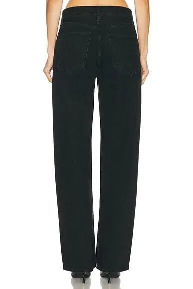 AGOLDE Arc Criss Cross Jeans In Black Wash - Phase