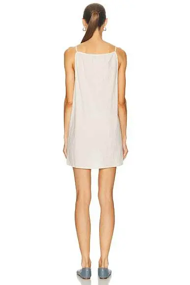 DEIJI STUDIOS Shirring Mini Dress