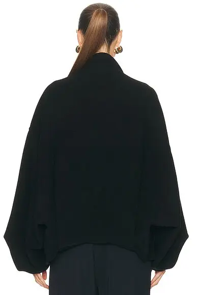 DARKPARK North Midi Oversize Cashmere Wool Jacket - Black