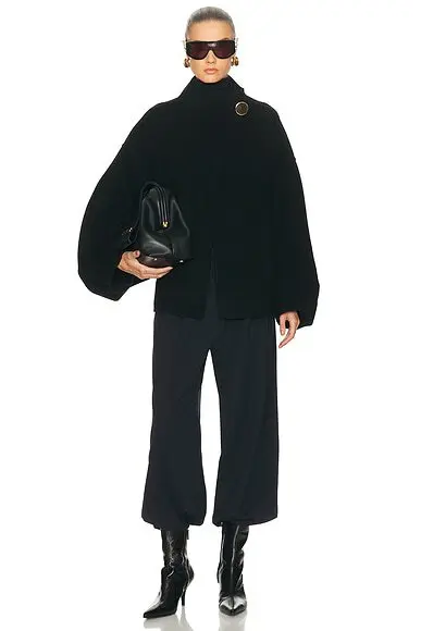 DARKPARK North Midi Oversize Cashmere Wool Jacket - Black