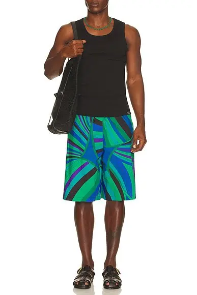Emilio Pucci Cotton Popline Shorts