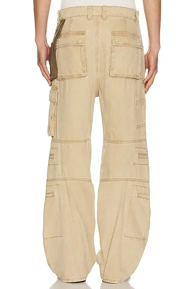 We11Done Washed Cargo Trousers