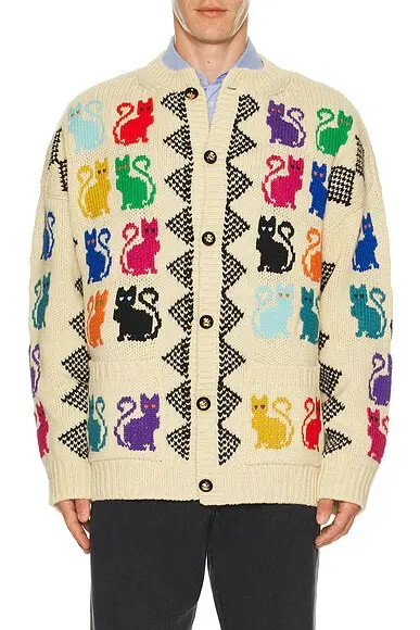 Valentino Garavani Wool Cat Cardigan