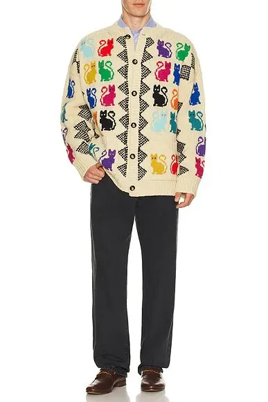 Valentino Garavani Wool Cat Cardigan