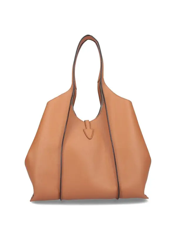 TOD'S T-timeless" Medium Tote Bag - Brown