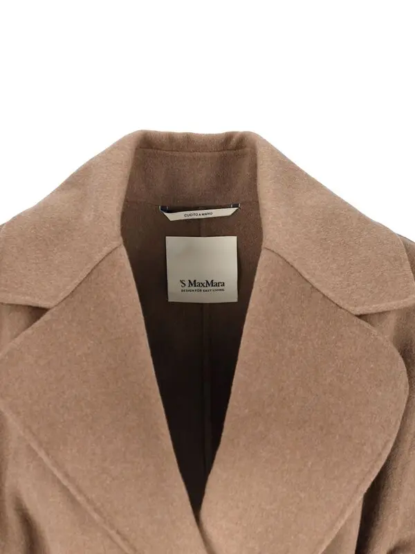 Max Mara Arona Virgin Wool Coat - Brown
