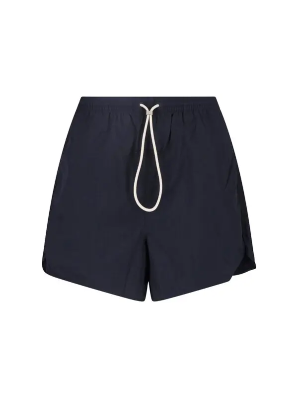 Maison Kitsuné Beach Shorts - Black
