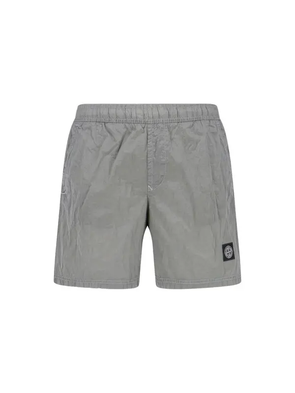 Maison Kitsuné Beach Shorts - Gray