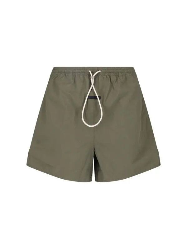 Maison Kitsuné Beach Shorts - Green