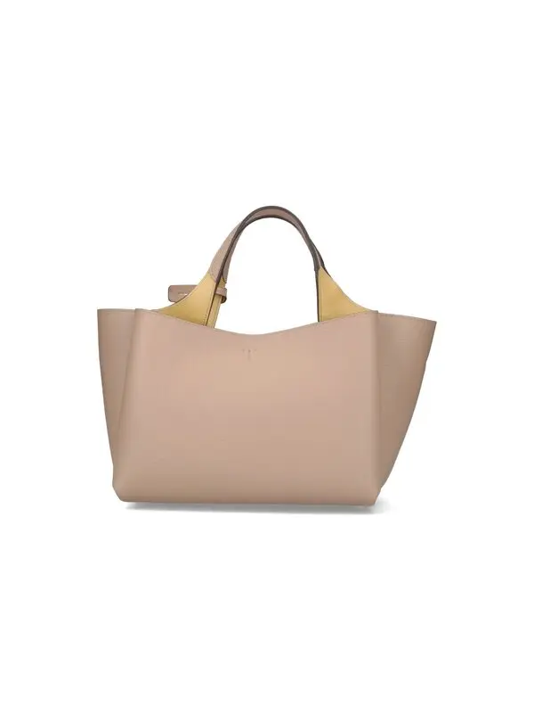 TOD'S T-timeless Mini Tote Bag - Beige