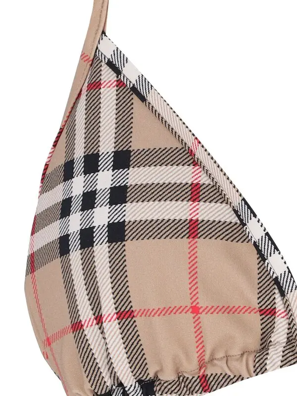 Burberry Vintage Check Bikini Set - Beige