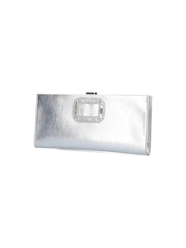 ROGER VIVIER Pilgrim Pouch - Silver