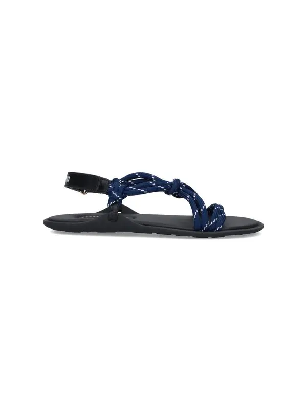 Miu Miu Riviere Sandals - Blue