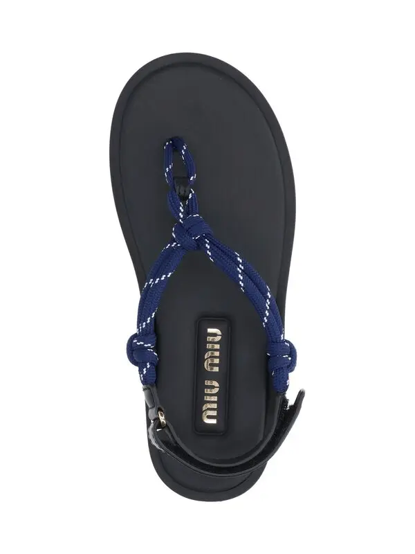 Miu Miu Rivière Thong Sandals