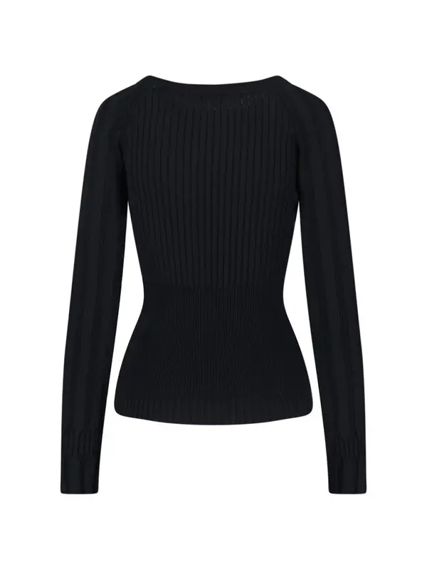 Balmain Button Detailed Sweater - Black