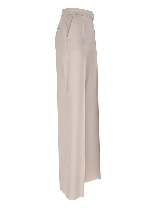 Max Mara Tailored Wool Blend Straight Leg Pants