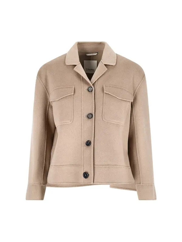 Max Mara Virgin Wool Fiero Jacket - Brown