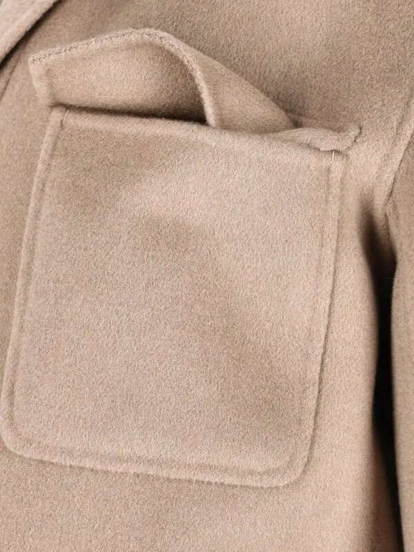 Max Mara Virgin Wool Fiero Jacket - Brown