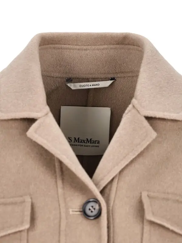 Max Mara Virgin Wool Fiero Jacket - Brown