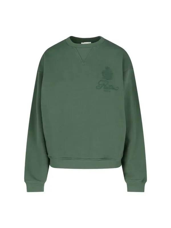 FRAME Ritz Crew Neck Sweatshirt - Green
