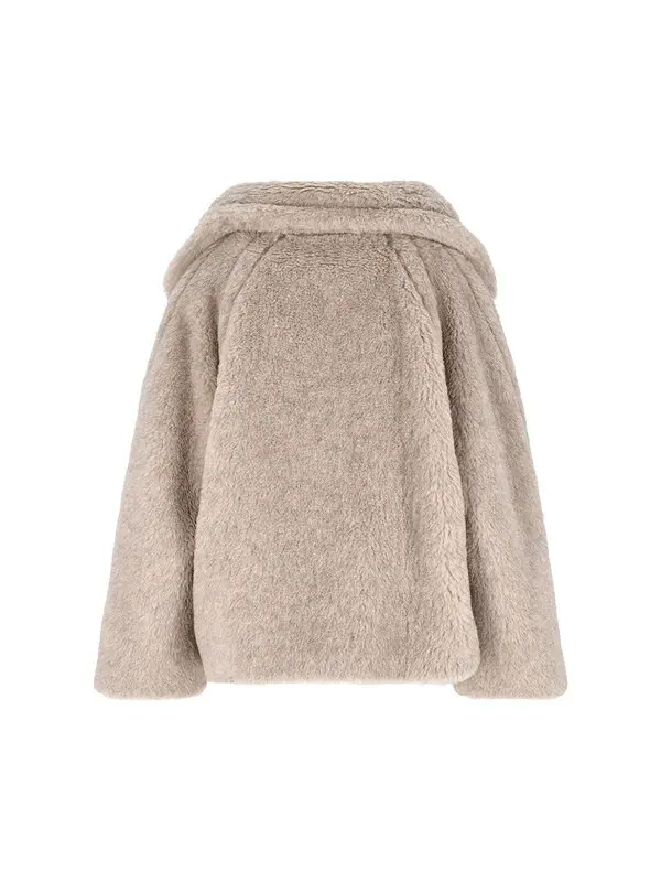 Max Mara Teddy Bear Icon Crop Coat - Beige