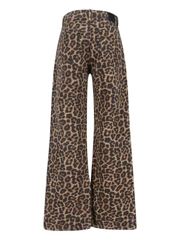 ANINE BING Straight "hugh" Jeans - Multi