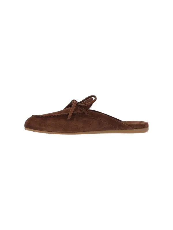 Rick Owens Suede Mules
