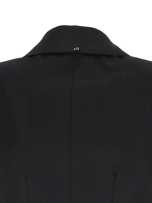 Sportmax Danzica Double-breasted Blazer - Black