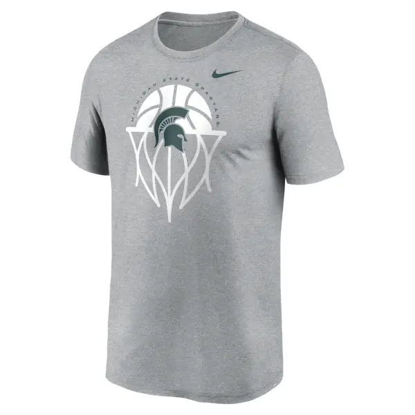 Nike Michigan State Legend Basketball Icon Dri-fit College T-shirt - Grey