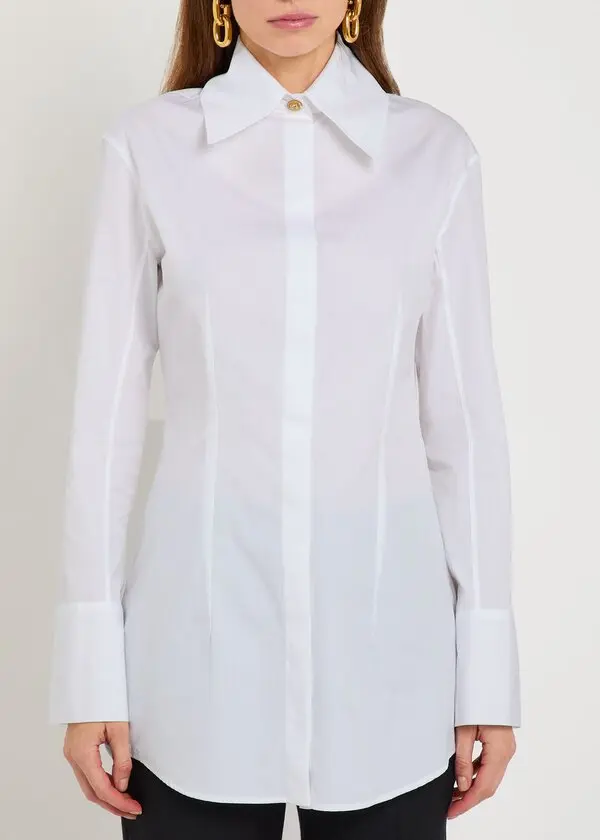 Balmain Fitted Cotton-poplin Shirt
