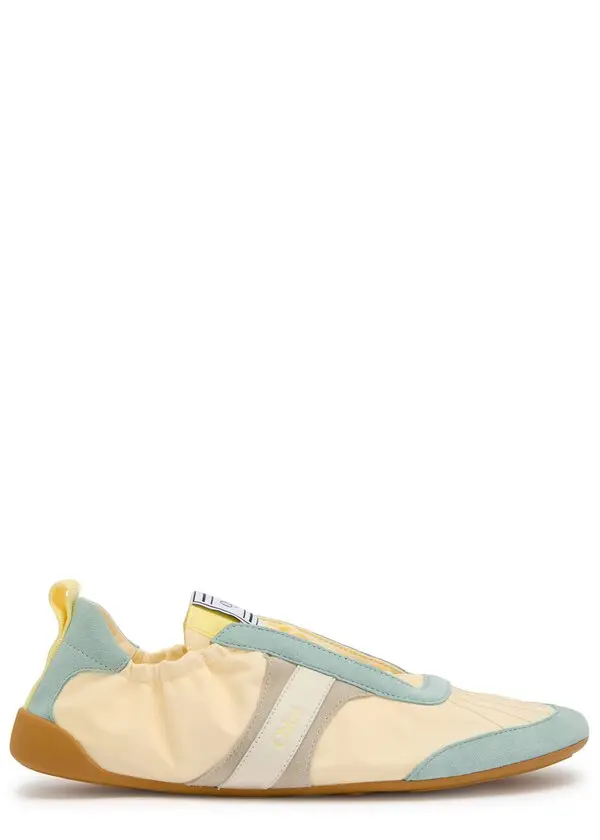Chloé Panelled Nylon Sneakers - Yellow