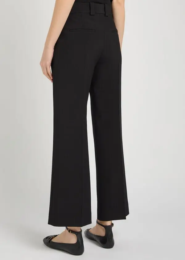 Chloé Wide-leg Wool Trousers