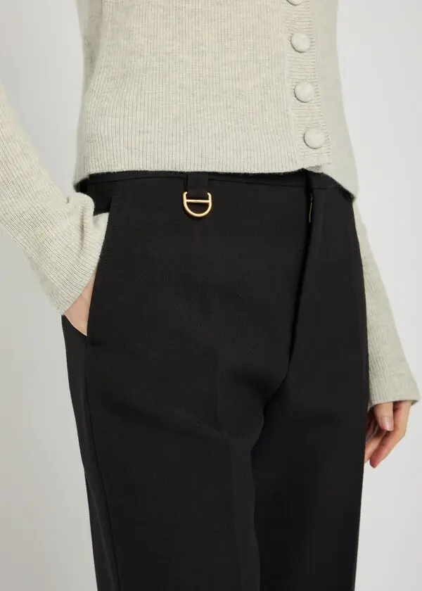 Chloé Wide-leg Wool Trousers
