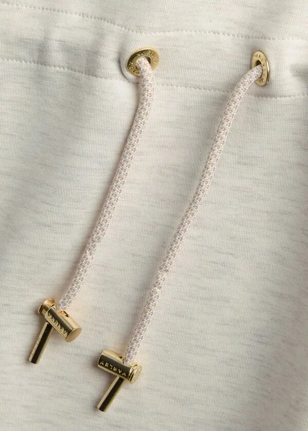 Varley Ethel Toggle-waist Sweatshirt - Ivory
