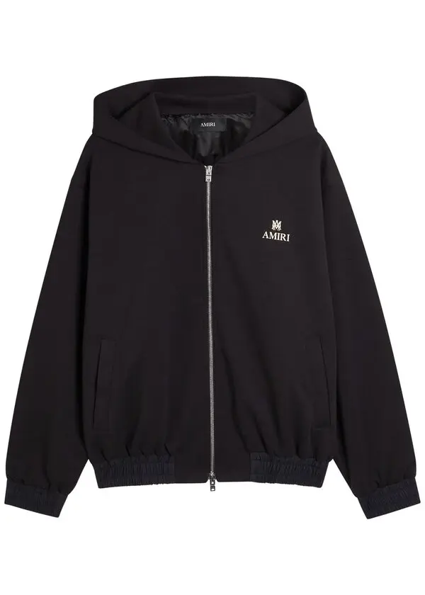 Amiri Ma Logo Hooded Jersey Jacket