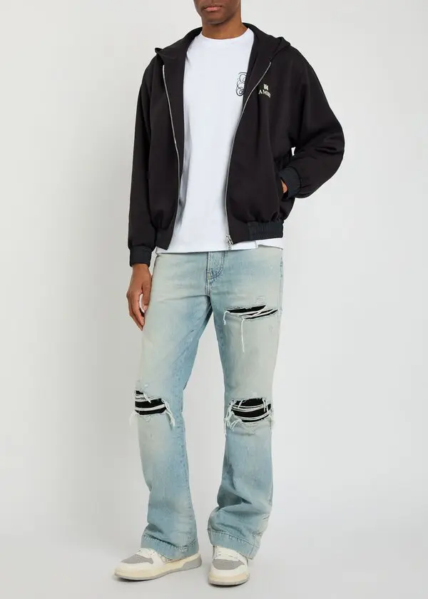 Amiri Ma Logo Hooded Jersey Jacket