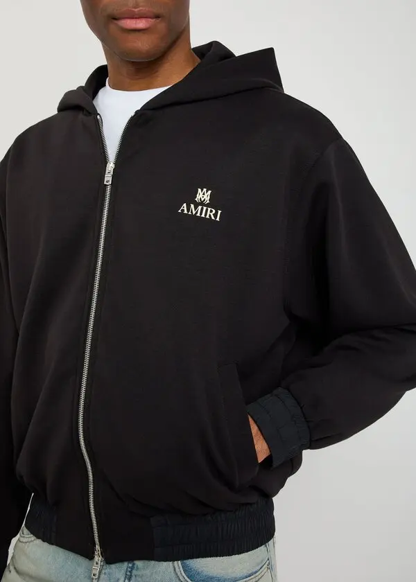 Amiri Ma Logo Hooded Jersey Jacket